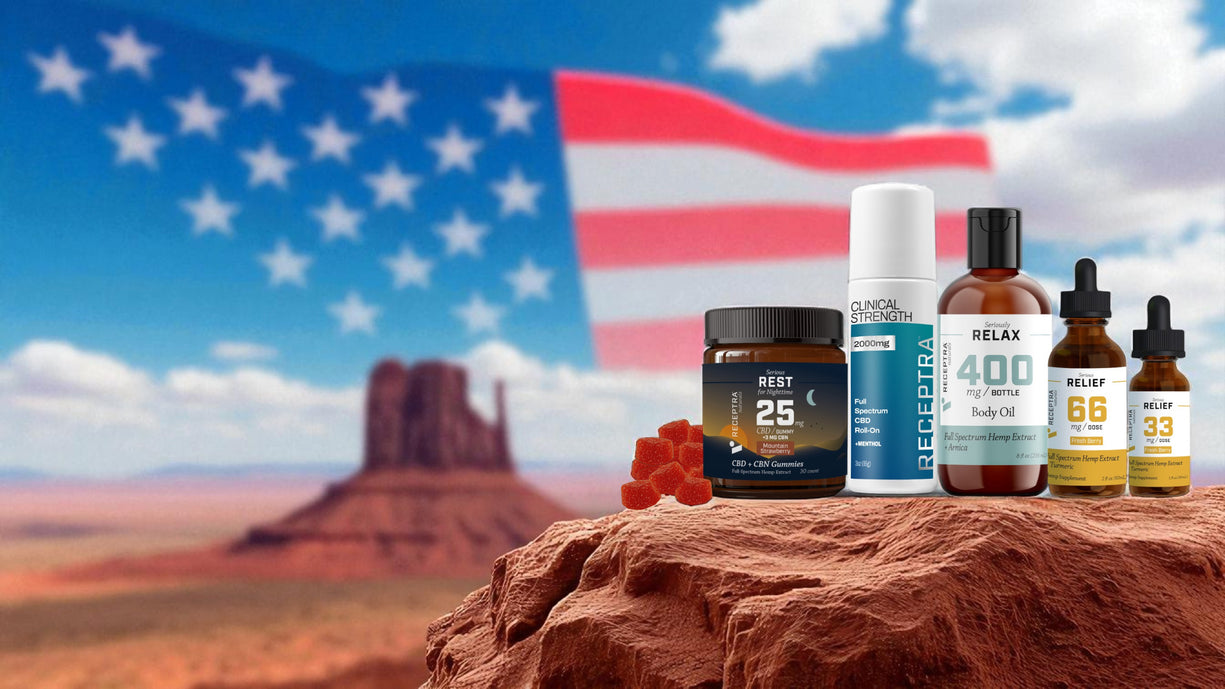 Shop Receptra Full Spectrum CBD Oil, CBD Gummies, Topicals